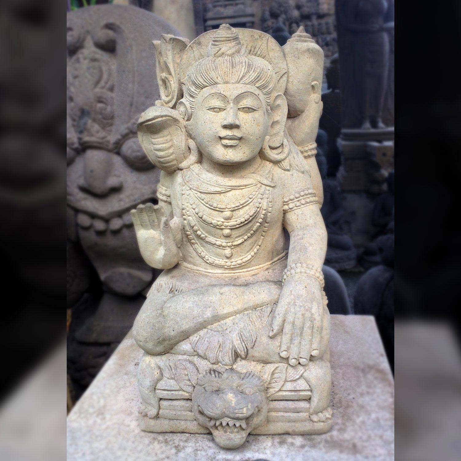 White Stone Statue - Kuluk Gallery